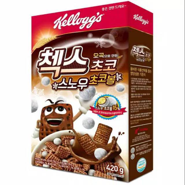 Jual (PO KOREA🇰🇷) CHEX CHOCO SNOWBALL CEREAL 420GRAM - ORIGINAL KOREA ...