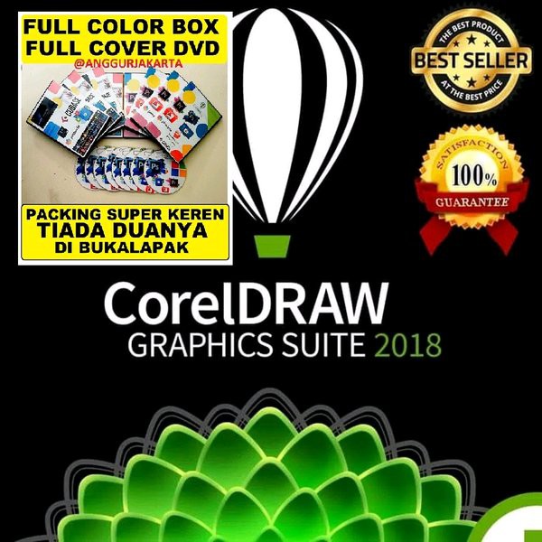 Jual Unik TERBARU Corel Draw X10 2018 Bonus CorelDraw X8 Orisinil ...