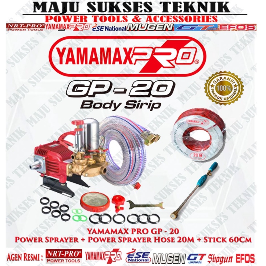 Jual YAMAMAX PRO Gp 20 Power Sprayer Pompa Steam Cuci Mobil - Motor ...