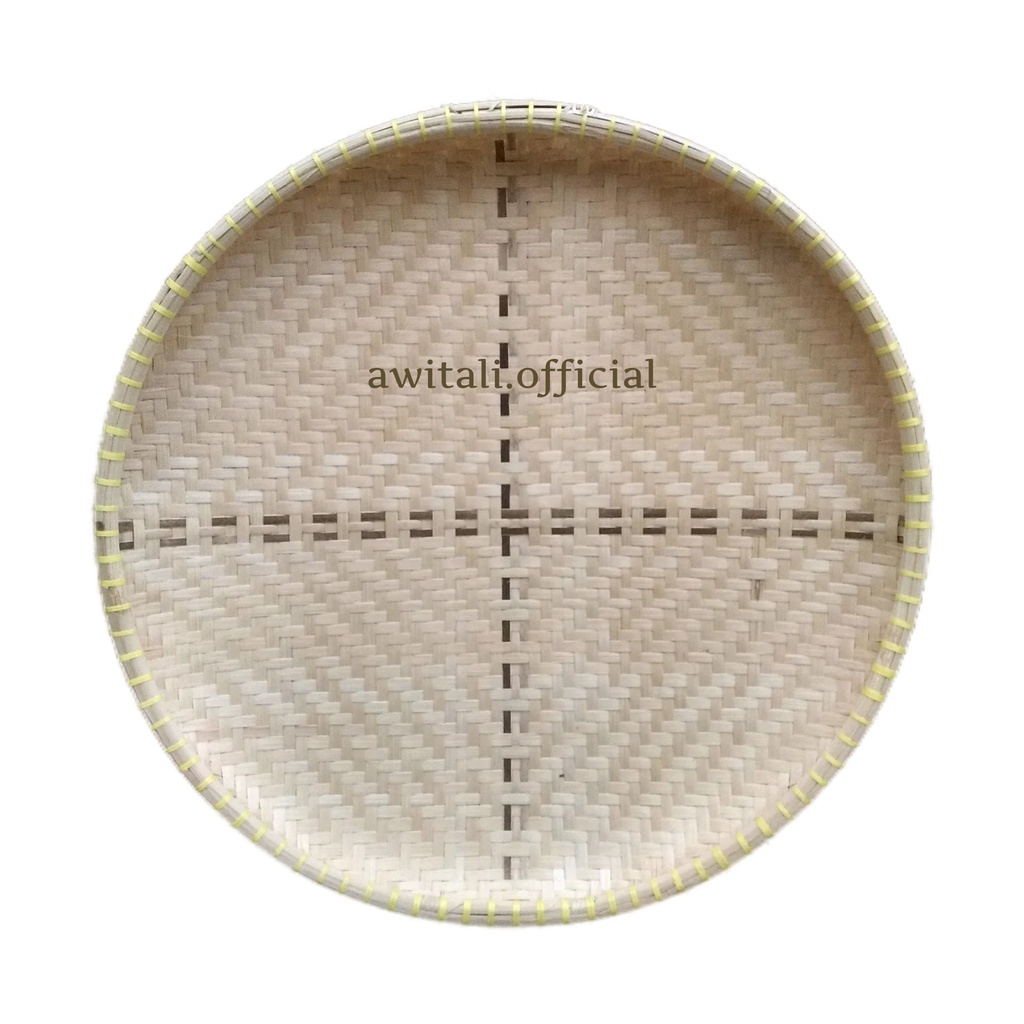 Jual Tampah Bambu Putih Diameter 60 cm Awitali Nyiru Bambu Nampan ...