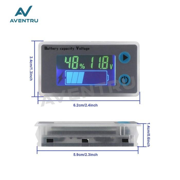 Jual Battery Capacity Voltage Tester Kapasitas Baterai ACCU Aki 12V 24V ...