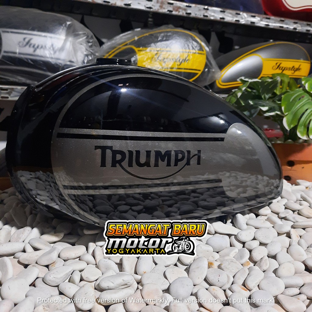 Jual TANGKI TRIUMPH PREMIUM POLOS custom MOTOR Megapro Primus MEGAPRO ...
