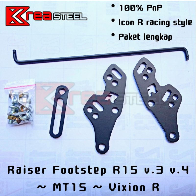 Jual Raiser Footstep R15 v3 v4 MT15 Vixion R | Shopee Indonesia