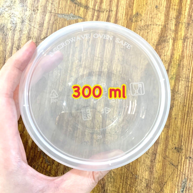 Jual Thinwall DM 300 ml / Mangkok Plastik / Kotak Nasi Pudding | Shopee ...