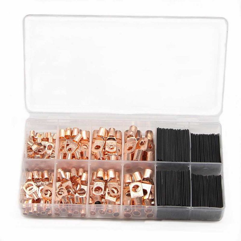 Jual copper ring terminal wire crimp connector kit 120pcs | Shopee ...