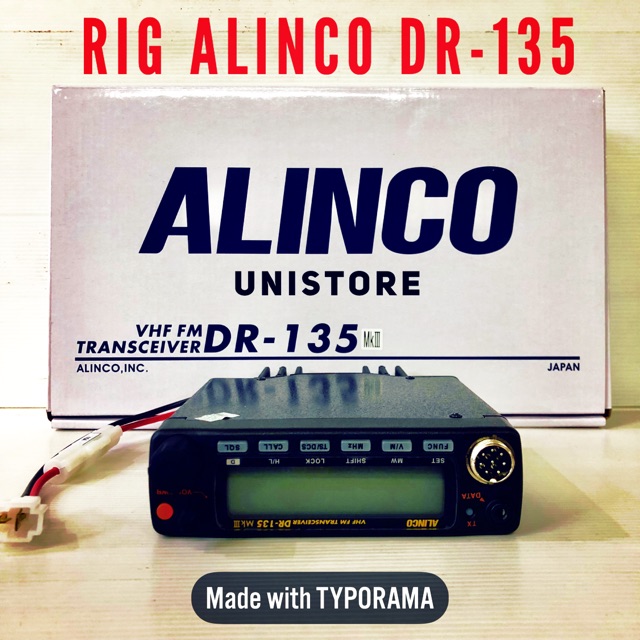 Jual Rig Alinco DR135 / Alinco DR-135 VHF | Shopee Indonesia