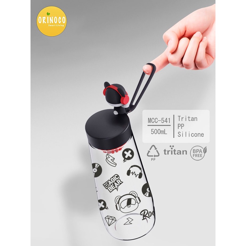Jual Botol Minum Motif Unik MCC-541 Plastic Bottle - Tempat Minum ...