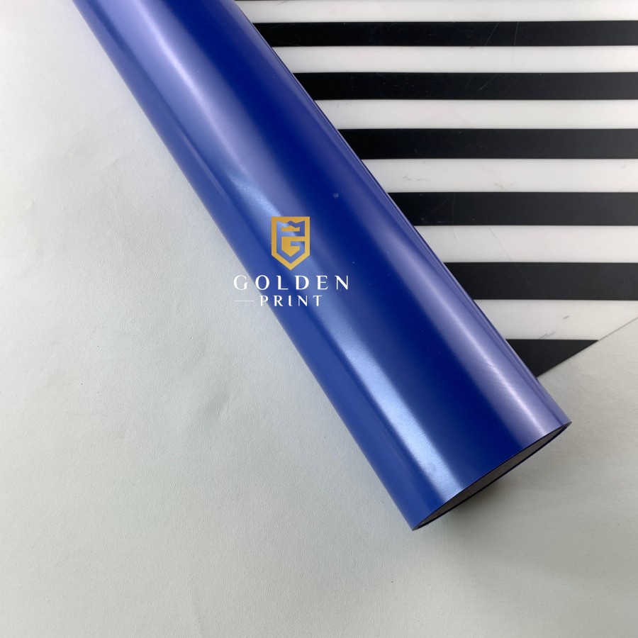 Jual Polyflex PU royal blue korea original garment plus / warna royal ...