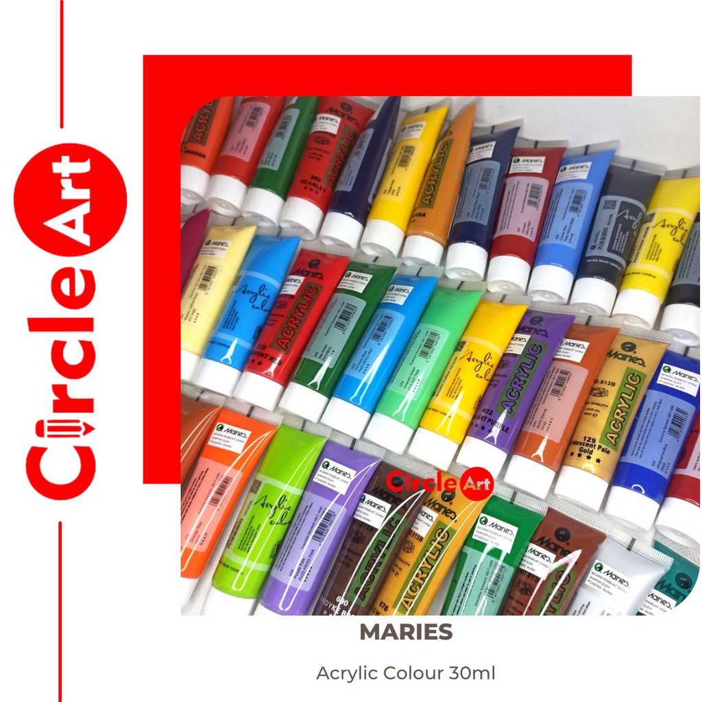 Jual Maries Acrylic Colour 30ml / Cat Akrilik / Maries Akrilik 30ml ...