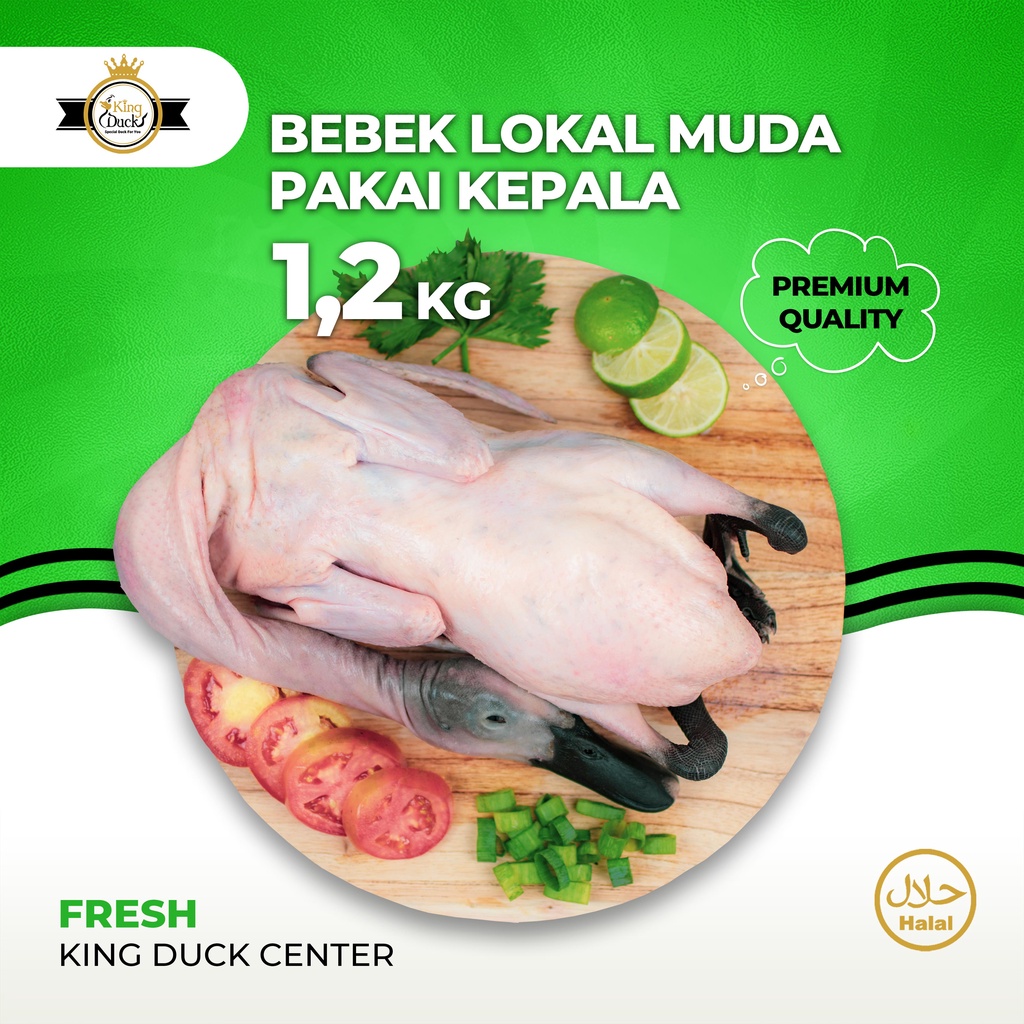 Jual BEBEK LOKAL MUDA / DAGING BEBEK 1,2 KG UTUH PAKAI KEPALA KAKI ...