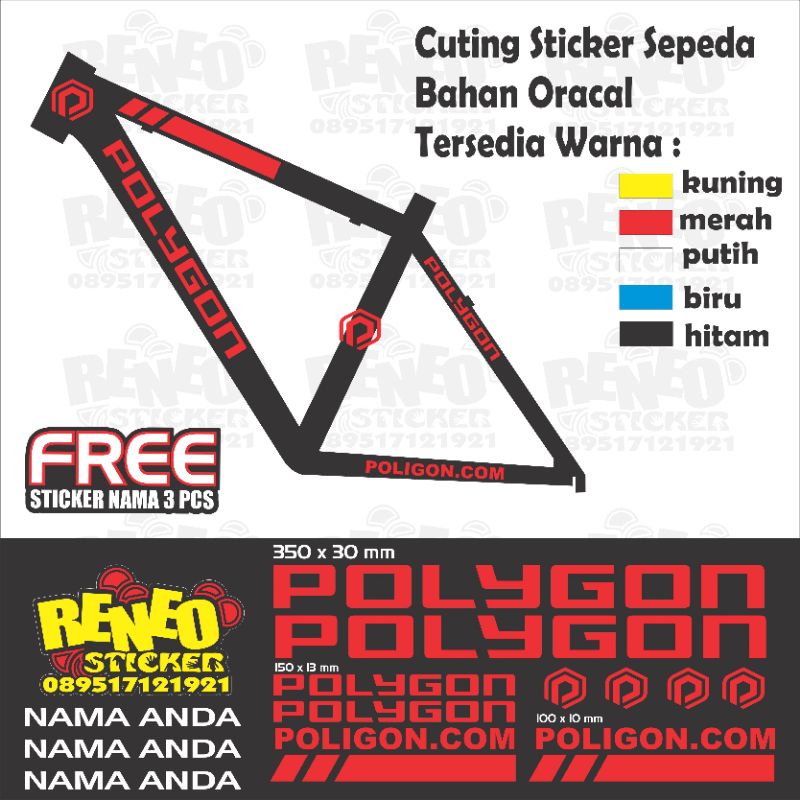 Jual STICKER SEPEDA POLYGON | Shopee Indonesia