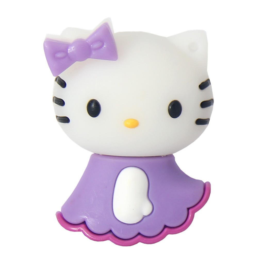 Jual FLASHDISK KARAKTER HELLO KITTY GAUN (UNGU MF 332-5) 8GB, 16GB ...