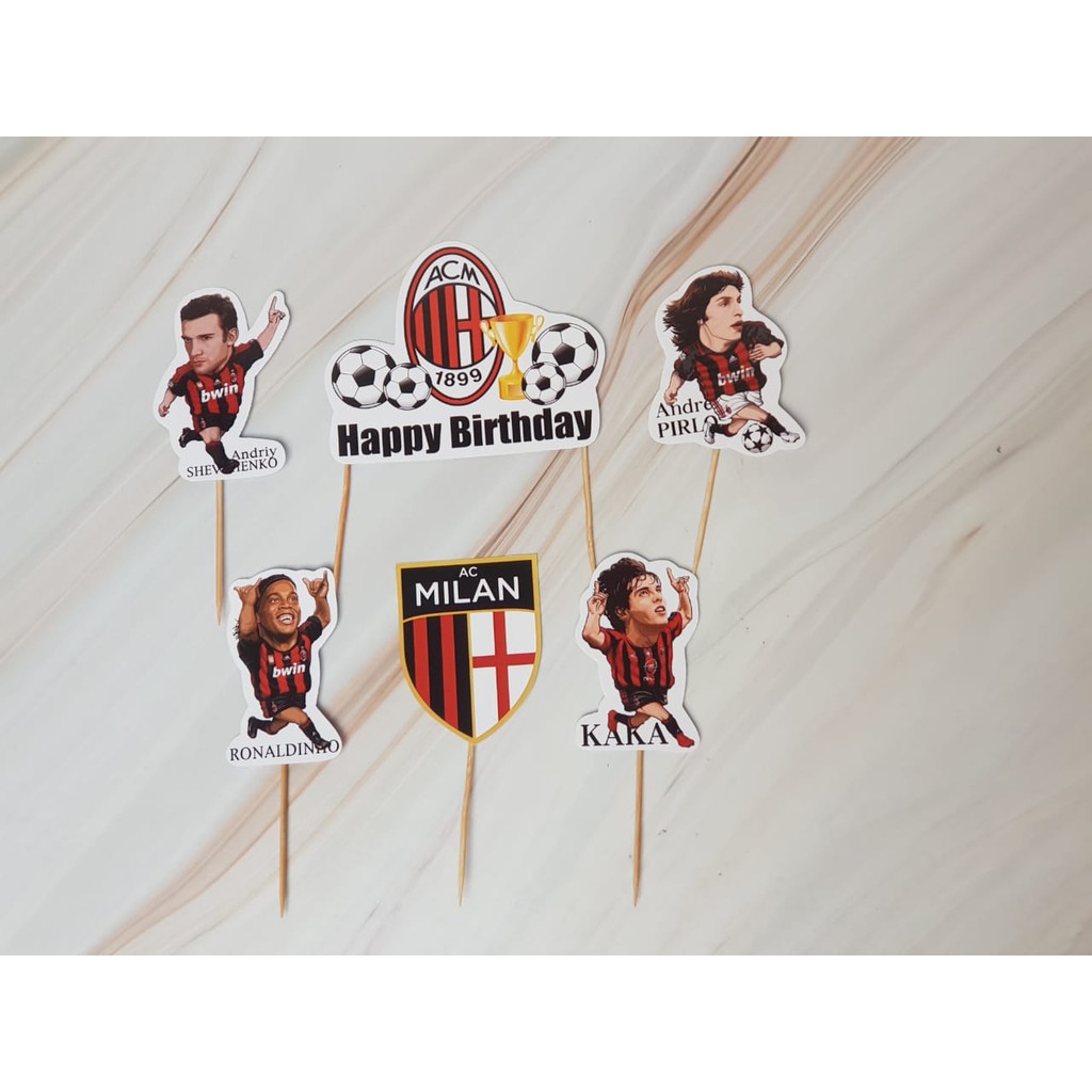 Jual Topper Kue Milan (6pcs) | Shopee Indonesia