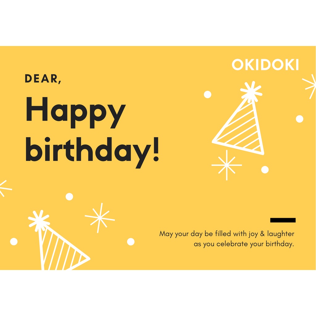 Jual GREETING CARD OKIDOKI - Kartu Ucapan | Shopee Indonesia