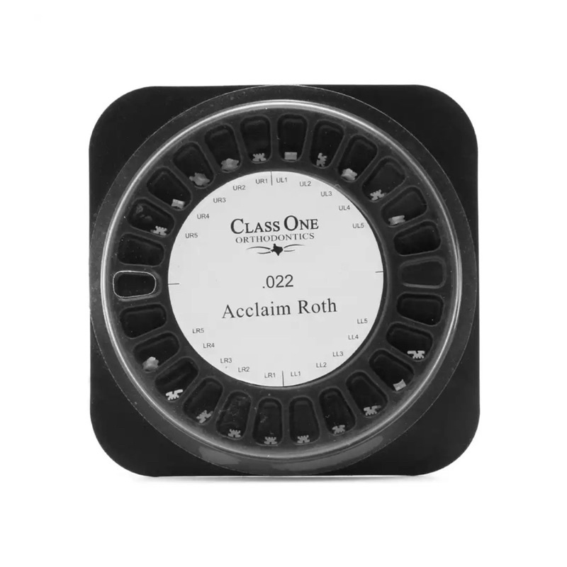Jual Bracket ceramic classone class one roth 3 hook ortho orthodontic ...
