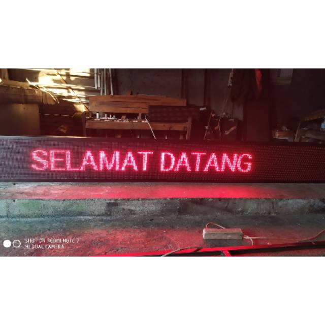 Jual Running text tulisan berjalan ukuran 130x50 cm LED DISPLAY buat ...