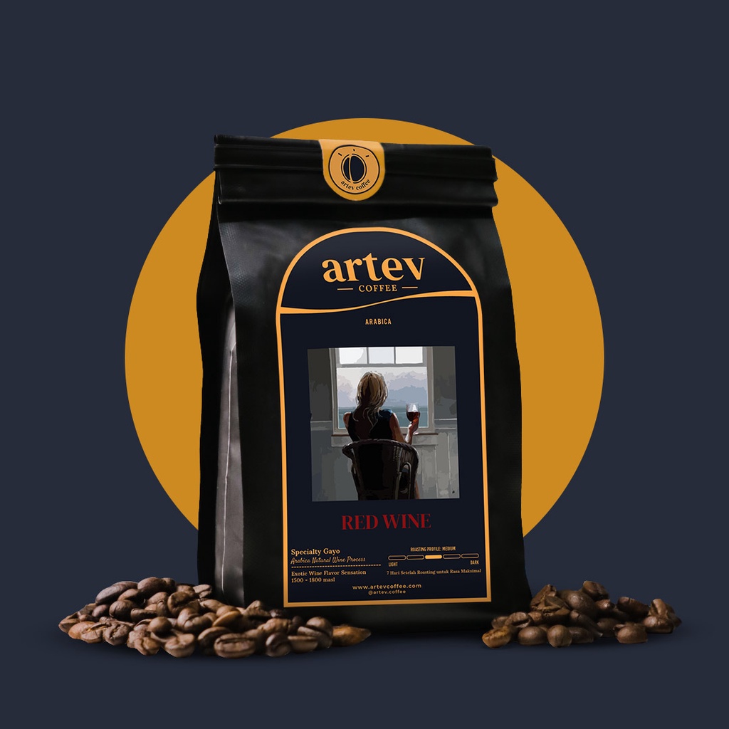Jual ARTEV - Red Wine | 200g Specialty Arabica Aceh Gayo Wine Process ...