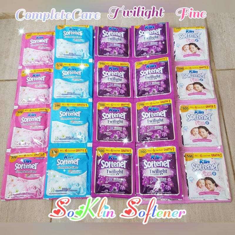 Jual SoKlin Softener Sachet (1 renceng 14 sachet) | Shopee Indonesia