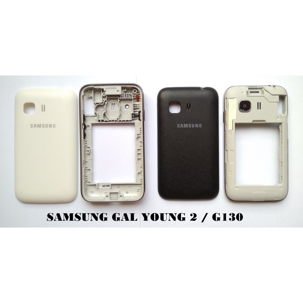 Jual Casing Fullset Full set Housing Samsung Galaxy Young 2 G130 G130H ...