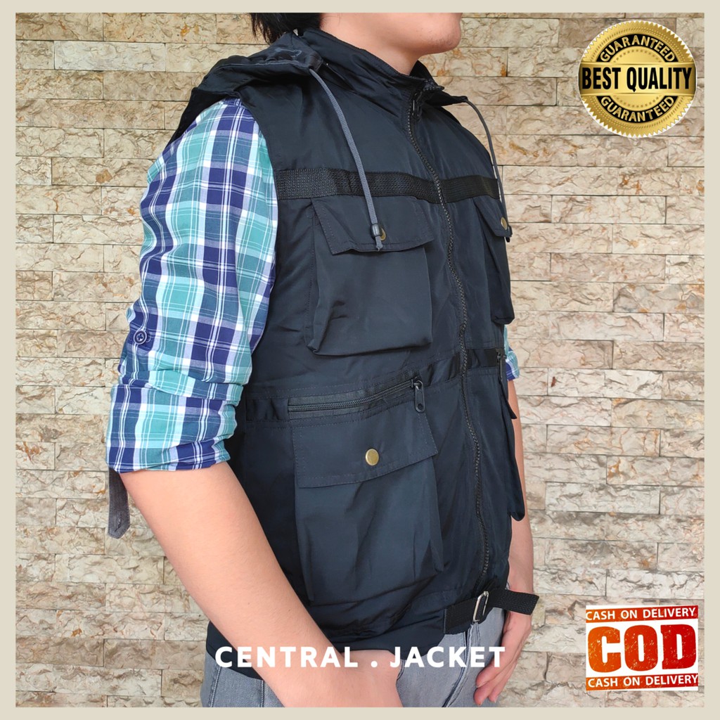 Jual JAKET ROMPI KATUN TOPI MULTIFUNGSI - ROMPI VEST PARTAI LAPANGAN ...