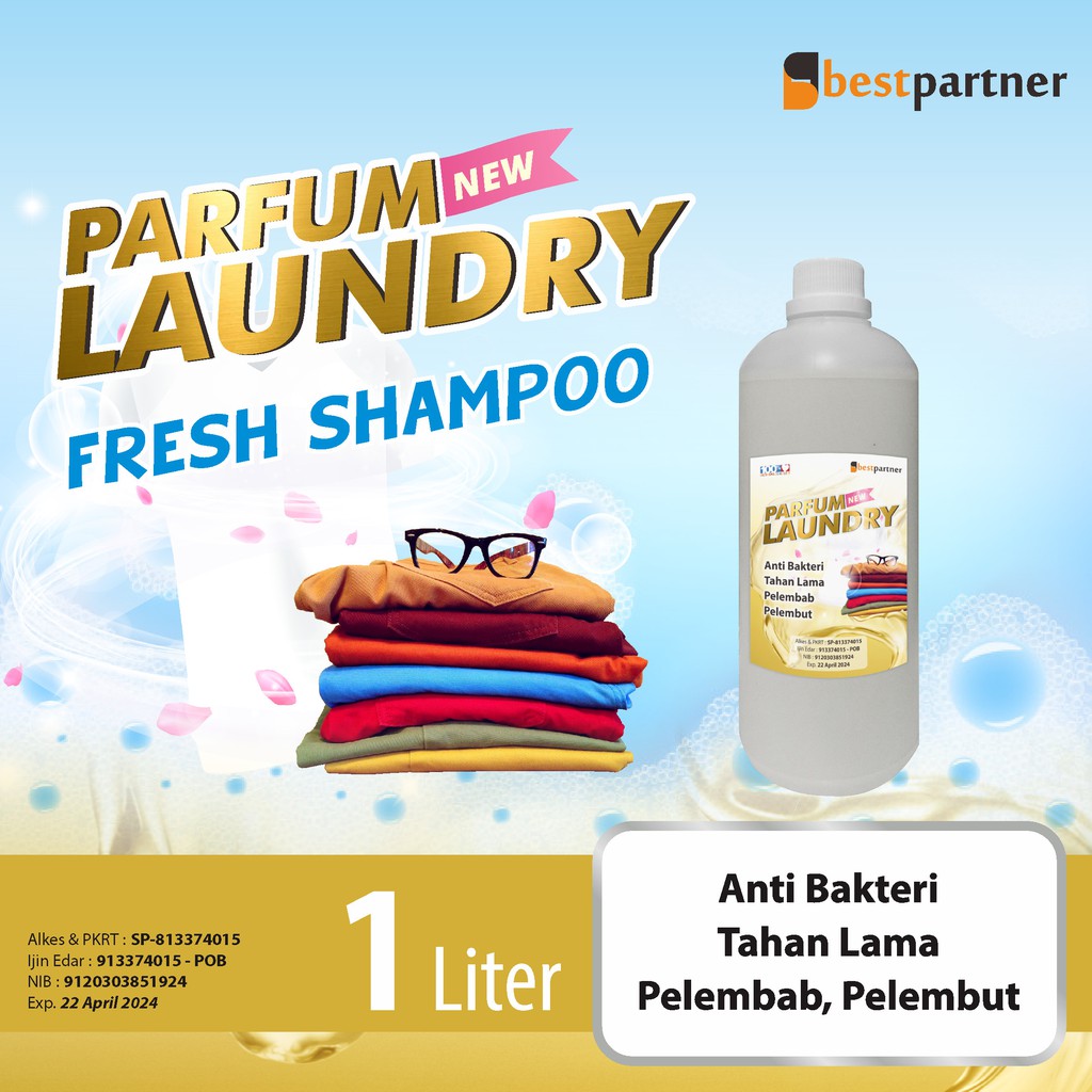 Jual Fresh Shampoo - Parfum Laundry 1liter (random jerigen/botol ...