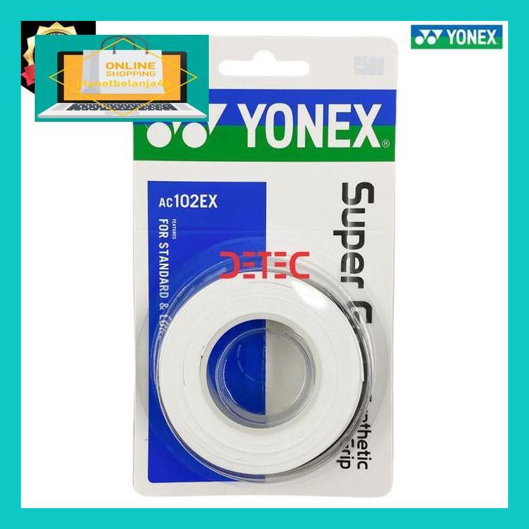 Jual Ten704E Yonex Grip Ac102Ex 3In1 Super Grap Tape - White Ac 102 Ex Een54S | Shopee Indonesia