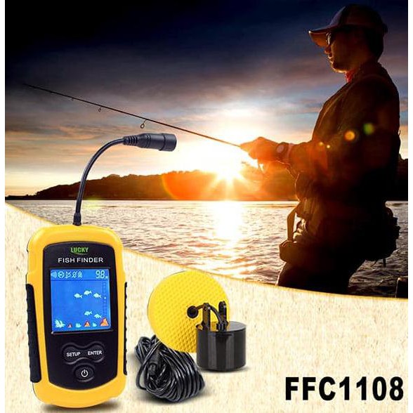 Jual Fish Finder Lucky Color Ffc1108 Pencari Ikan Sonar Sensor Ffc1108 ...