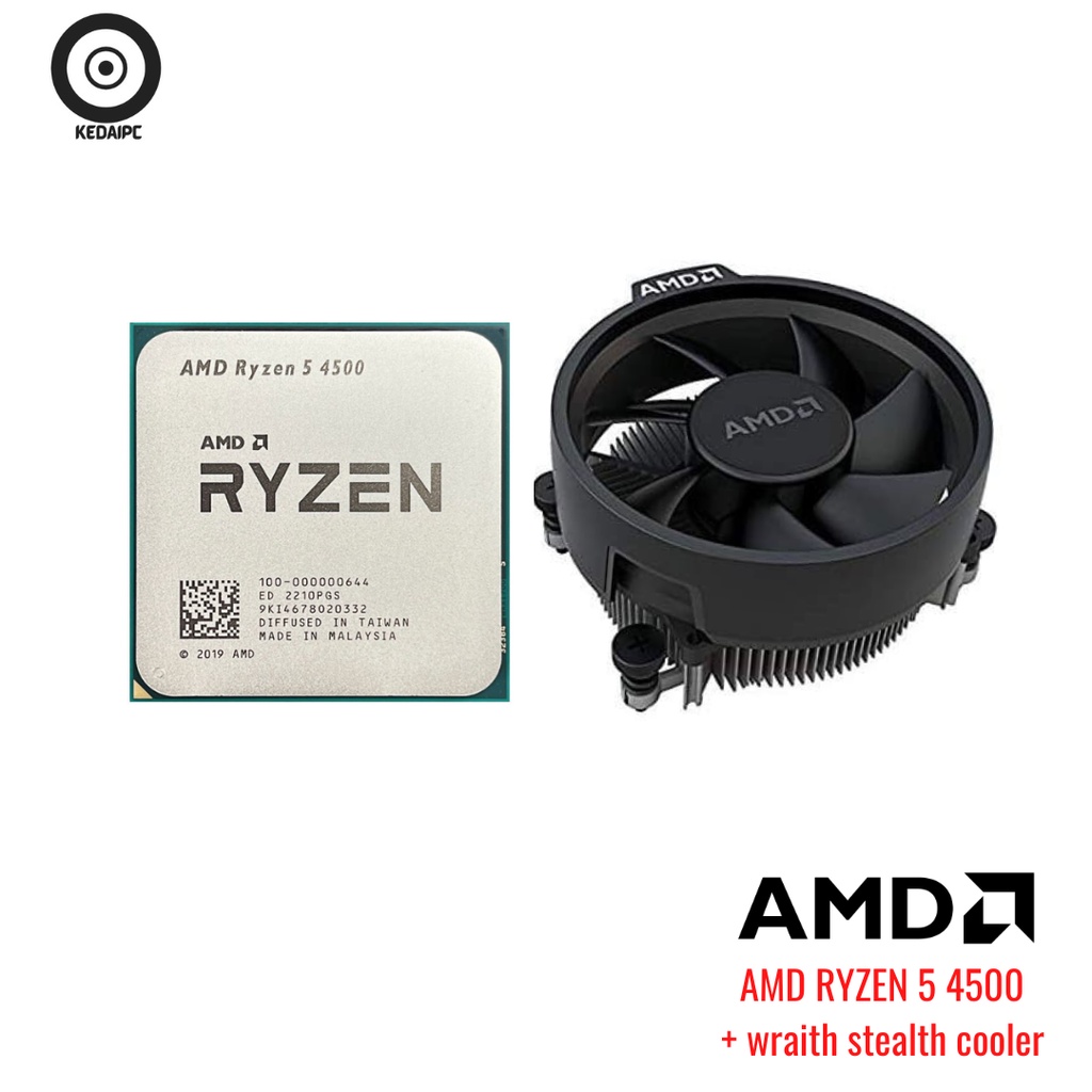 Jual AMD RYZEN 5 4500 MPK + WRAITH STEALTH COOLER | Shopee Indonesia Jual AMD RYZEN 5 4500 MPK + WRAITH STEALTH COOLER | Shopee Indonesia