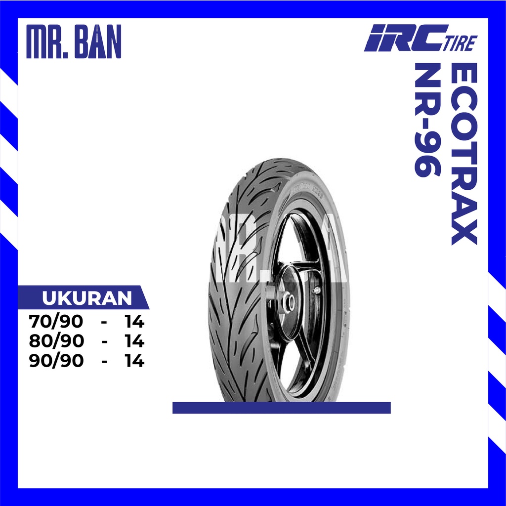 Jual BAN MOTOR MATIC RING 14 IRC ECOTRAX NR-96 TUBLES 70/90 80/90 90/90 ...