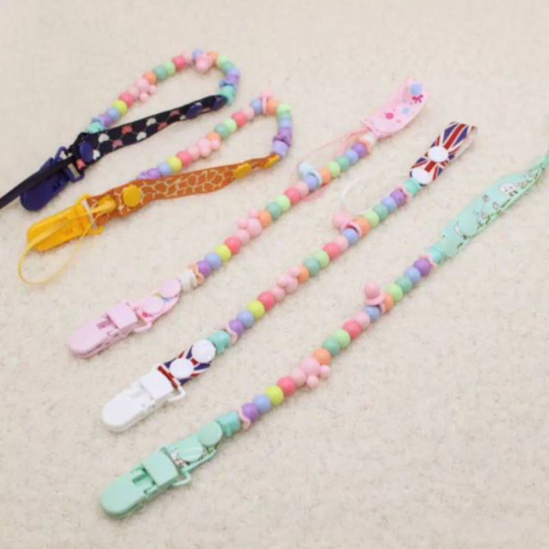 Jual PACIFIER & TEETHER CLIPPER / TALI KOMPENG / PACIFIER HOLDER CHAIN ...