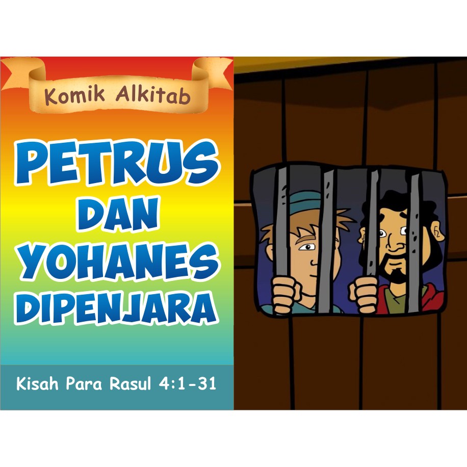 Jual Komik Alkitab Petrus dan Yohanes Dipenjara | Shopee Indonesia