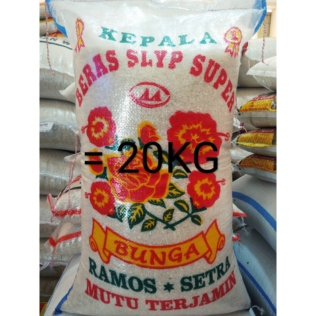 Jual BERAS SETRA RAMOS IR64 CAP BUNGA / KEMBANG 5KG 10KG 20KG ASLI ...