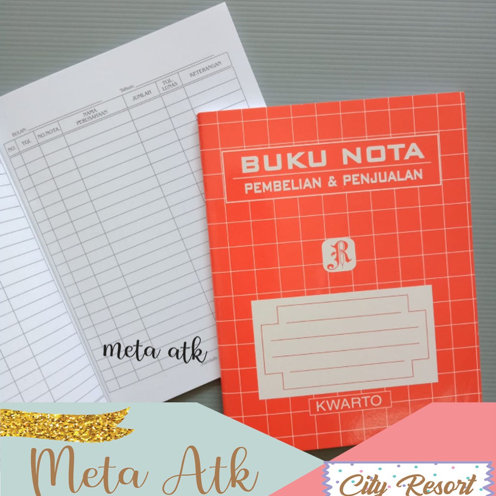 Jual Buku Nota Pembelian & Penjualan Kwarto | Shopee Indonesia