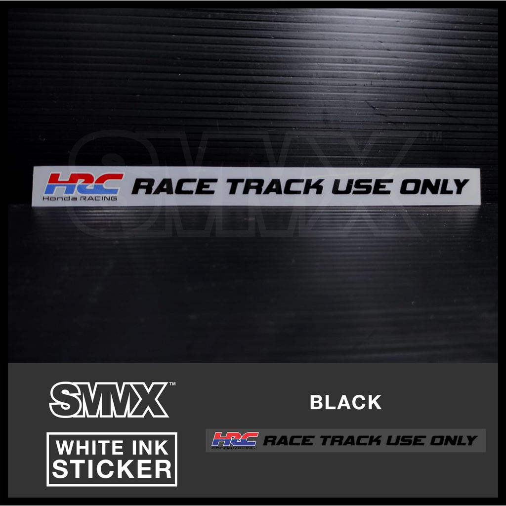 Jual Sticker Stiker Honda Racing HRC Race Track Use Only | Shopee Indonesia