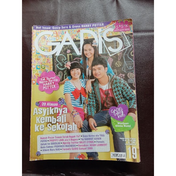 Jual majalah GADIS Edisi Tahun 2009 majalah Jadul majalah Bekas | Shopee Indonesia