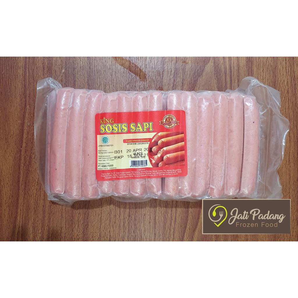 Jual SOSIS SAPI 1 KG - SOSIS SAPI CATERING KING FOOD | Shopee Indonesia