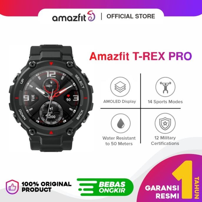 Jual Amazfit T-Rex Pro Explore Your Instinct Military Grade Garansi Resmi | Shopee Indonesia