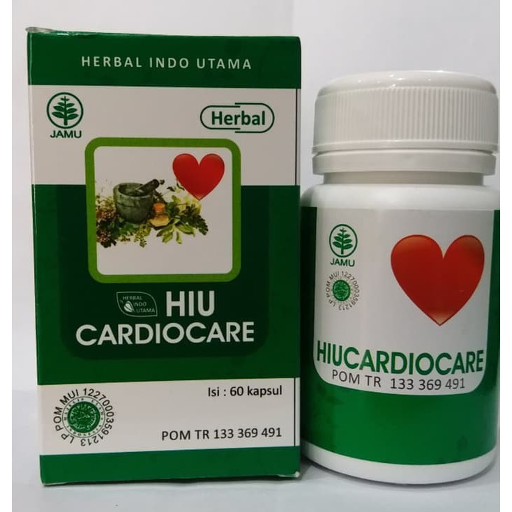 Jual Kapsul HIU CARDIOCARE Obat Herbal Untuk Penyakit Jantung ORIGINAL ...