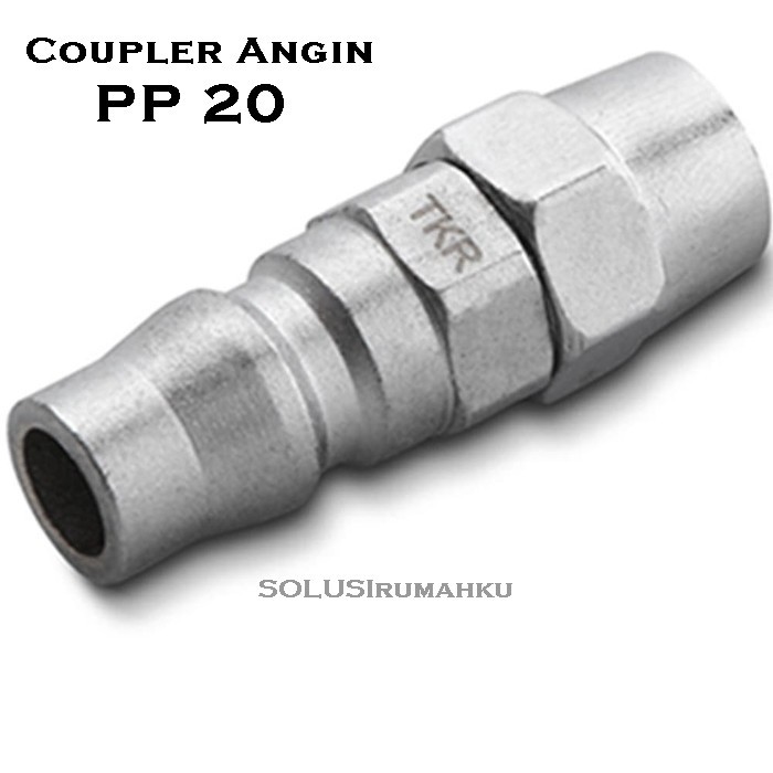 Jual PLUG Coupler Angin PP 20 / Sambungan Selang Kompresor PNEUMATIC 8 ...