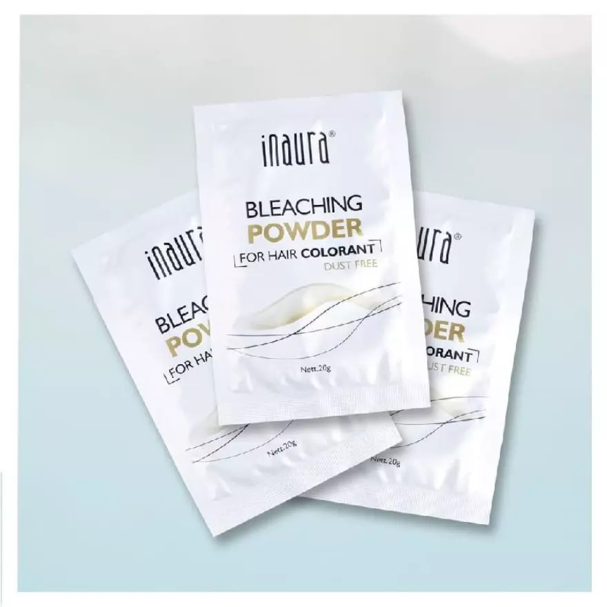 Jual ☑️ YK ☑️ INAURA Bleaching Powder Sachet 20gr | Shopee Indonesia
