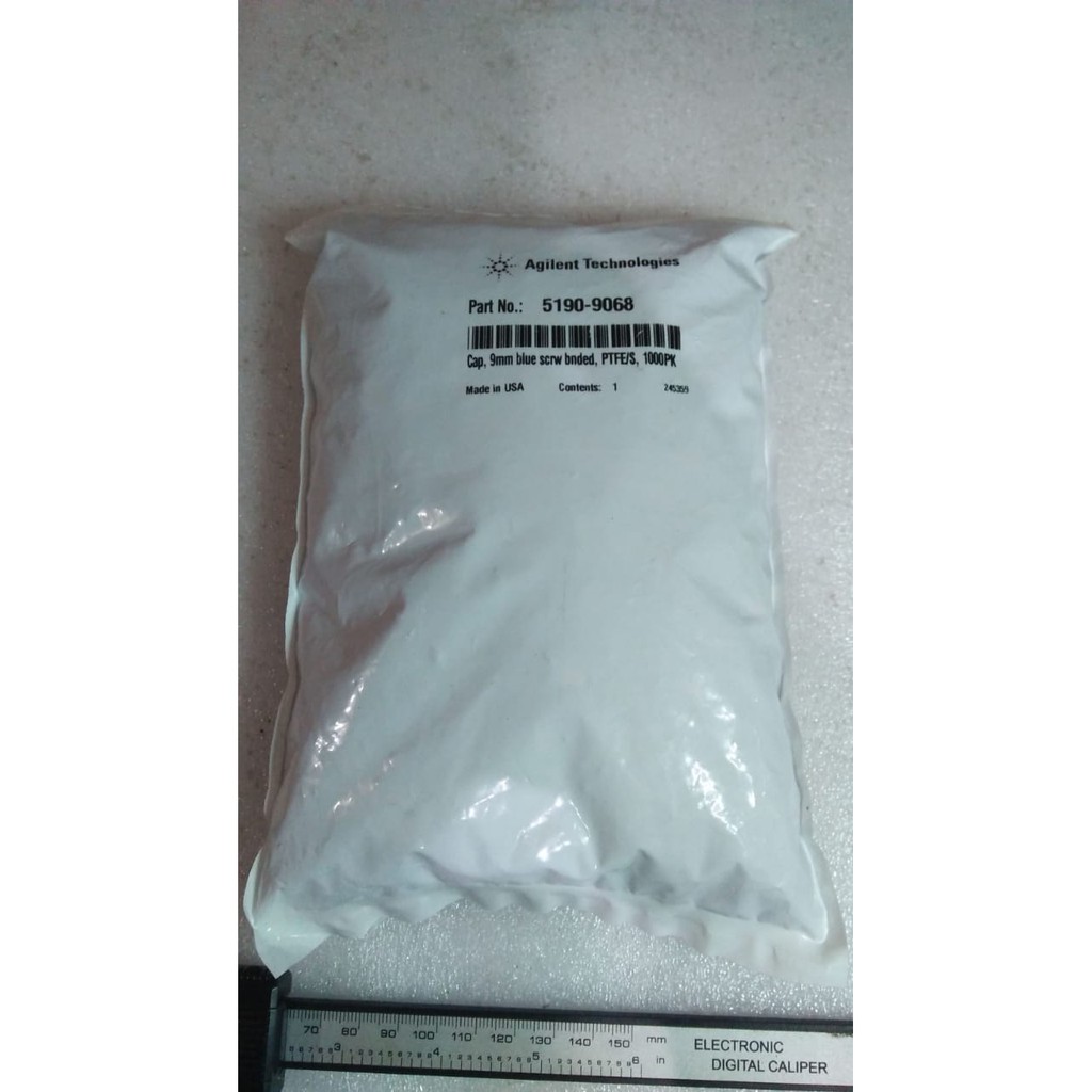 Jual Agilent Technologies 5190-9068 . Cap 9mm Blue Screw Bonded PTFE-S ...