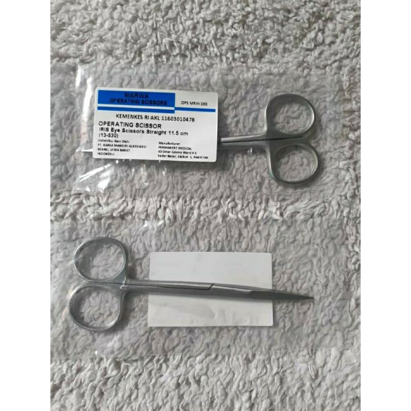 Jual Marwa Gunting Iris Lurus Bengkok Gunting Iris Tajam Tajam Gunting ...