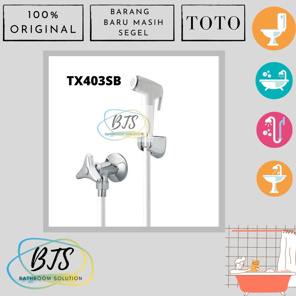 Jual Jet shower TOTO TX403SB / TX 403 SB / TX 403SB / TX403 SB / TX403 ...