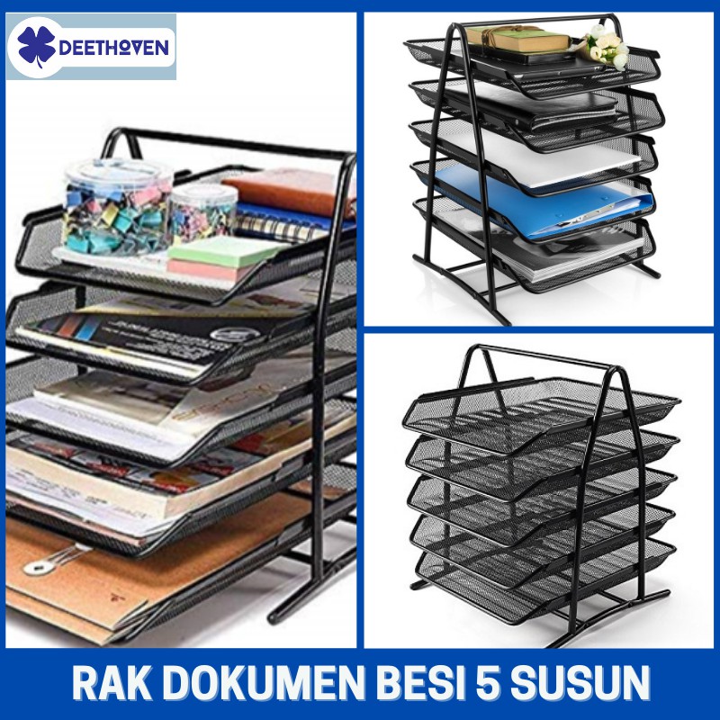 Jual Rak Dokumen Susun 5 Tingkat / Paper Tray / Letter Tray 5 Tier ...