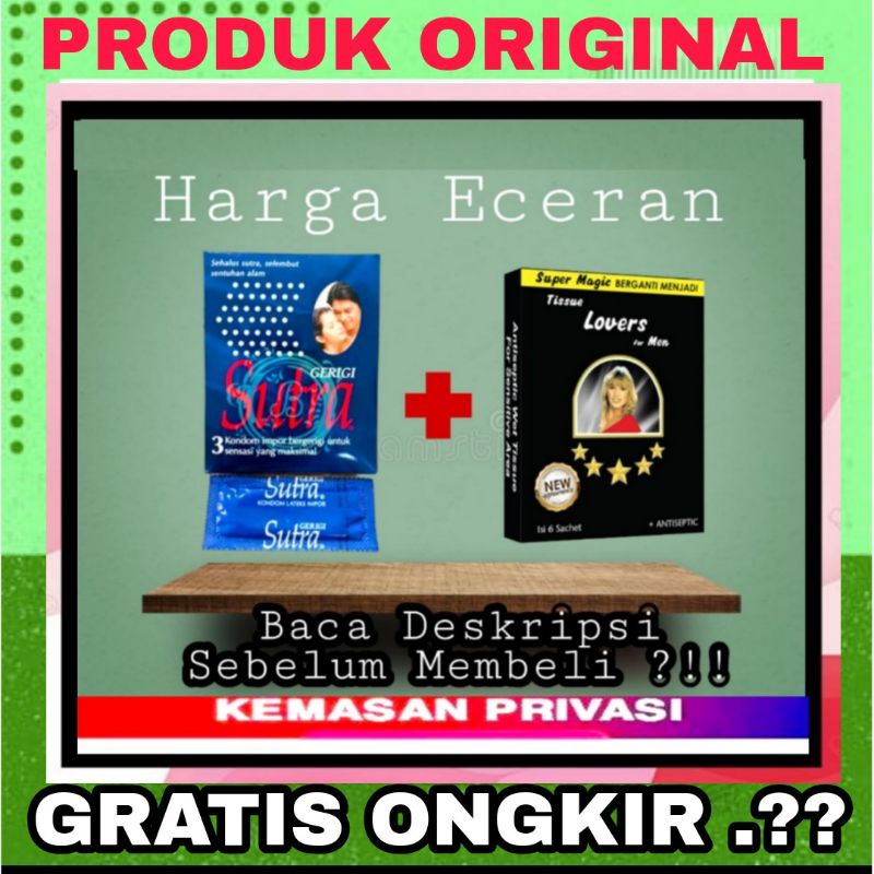 Jual SUTRA GERIGI + TISSU MAGIC SATUAN ORIGINAL ( PRIVASI AMAN ...