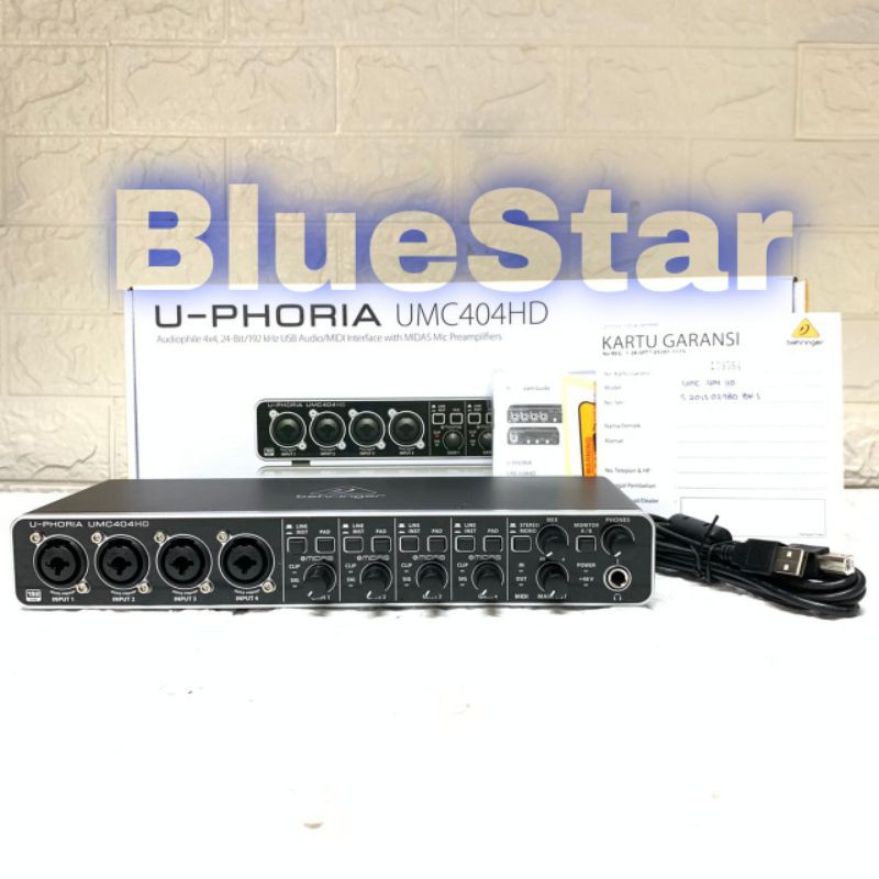 Jual Soundcard Behringer U PHORIA UMC404HD Original Behringer UMC404 HD ...