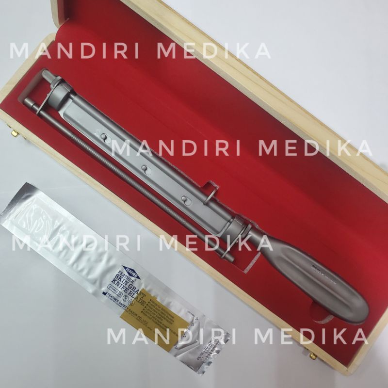 Jual Humby Dermatome Skin Graft Handle + Knife Set Kualitas Premium ...
