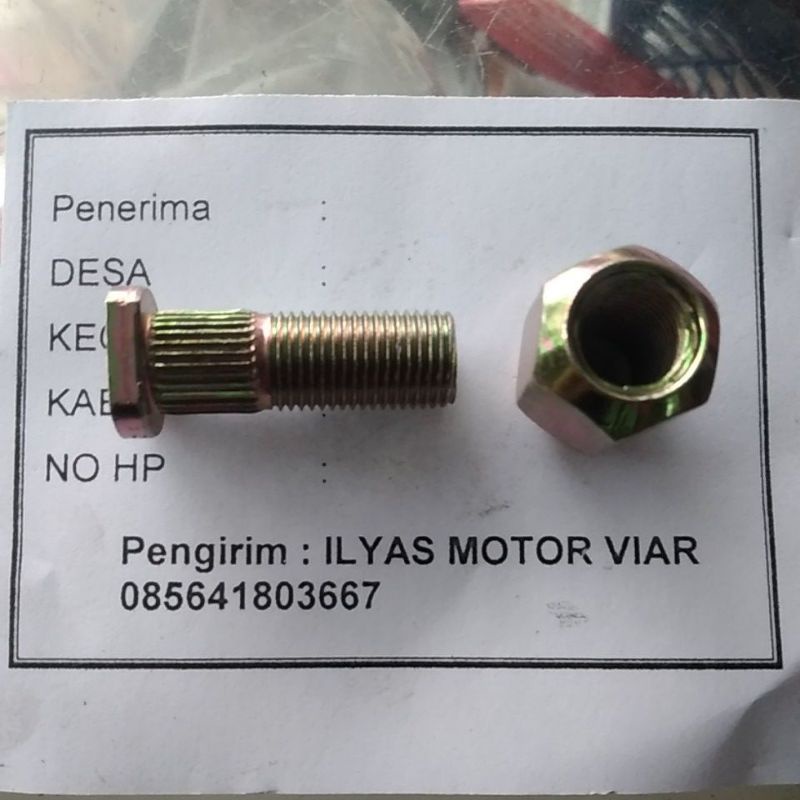 Jual baut roda kiri viar 150/200cc karya motor roda tiga_buka nganan ...