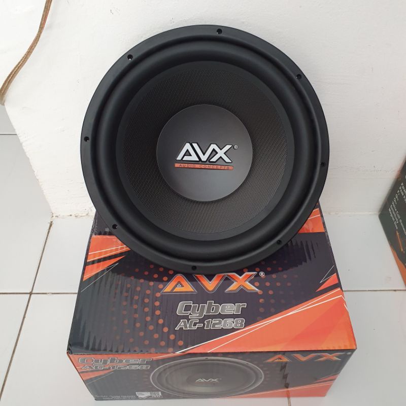 Jual Subwoofer AVX Cyber AC-1268 12 inch Double coil | Shopee Indonesia