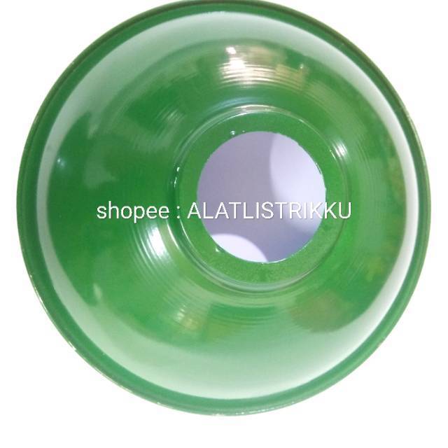 Jual Kap Hijau E27 Diameter 19cm Mini Lampu Jalan Fitting Gantung Keramik Besi Tahan Air ...